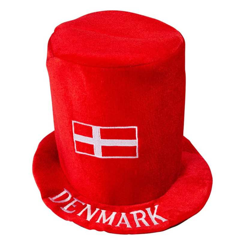 Denmark Hat med Dannebrog - Patriotisk og festlig | Køb Nu